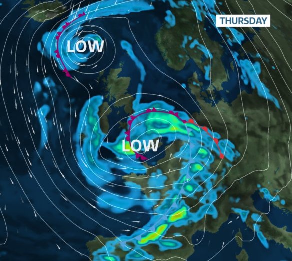 Storm Benjamin will bring some rain and gusty winds but we miss the ...